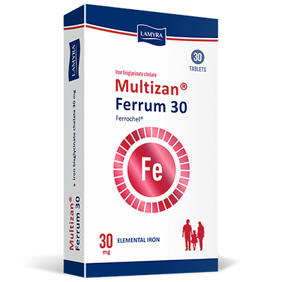 MULTIZAN FERRUM L 30MG TAB 30S – Dermame