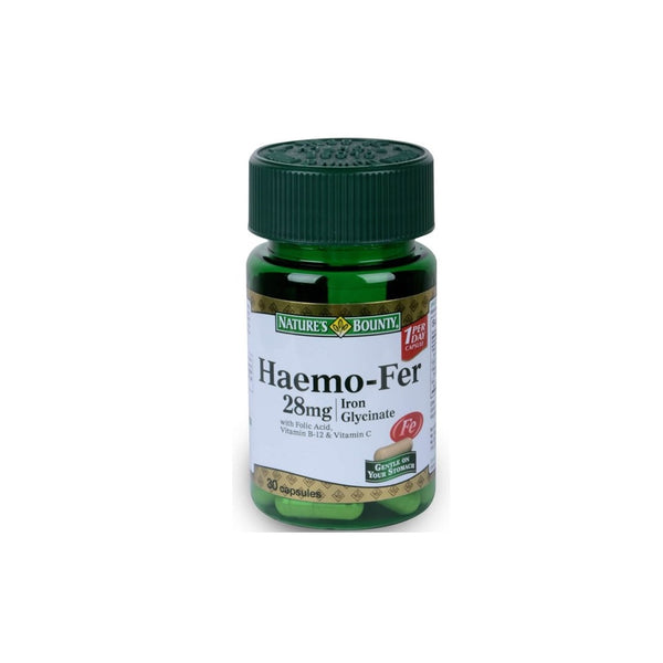 Natures Bounty Haemo Fer 28Mg Cap 30S – Dermame