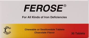 Ferose Tab 30S Chewable – Dermame