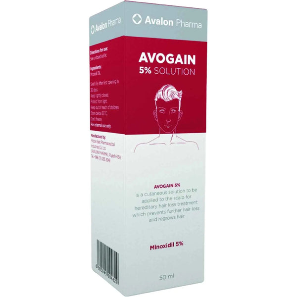 Hair Regrowth - Avalon Avogain 5% Hair Solution, 50Ml - Dermame.Com