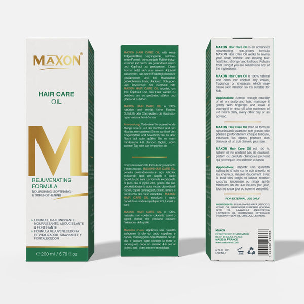 Hair Care Supplement - Maxon Hair Care Oil 200Ml - Dermame.Com