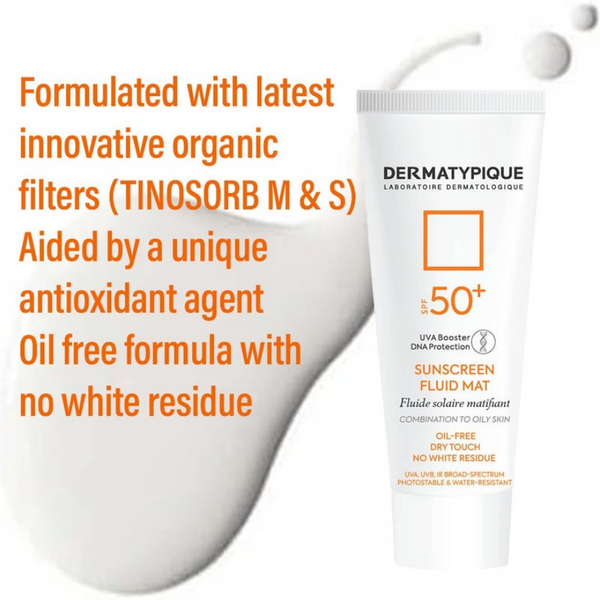 Sun Protection - Dermatypique Sunscreen Fluid Mat Spf 50+ - Dermame.Com