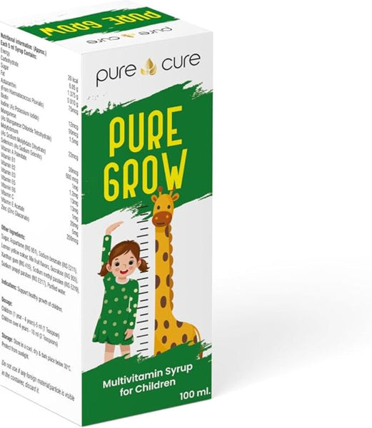 Hair Growth Syrup: Pure Grow Syrup 100Ml - Dermame.Com