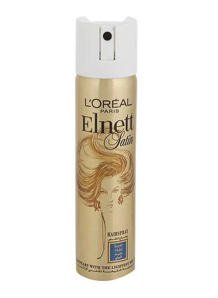 Super Hold Hair Spray - Loreal Elnett Satin Super Hold Hair Spray 75 Ml ...