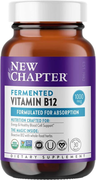 New Chapter Fer Vitamin B12 30 Tab – Dermame