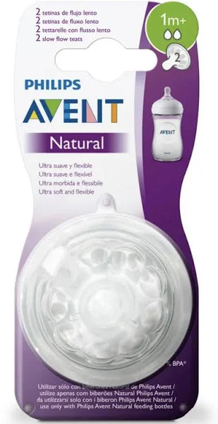 PHILIPS AVENT NATURAL 3.0 FEEDING TEATS 1M+ X2 FLOW 3 – Dermame