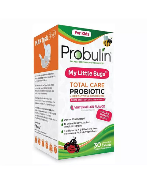 Probulin my lil bugs totl care probiotc chewable tabs 30s – Dermame
