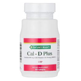 Natures Bounty Cal-D Plus( Ca 600Mg D 400 Iu) X 60s – Dermame