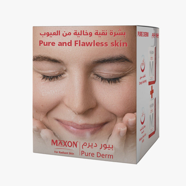 Cleansing Bar Soap - Maxon Pure Derm Cleansing Bar (1+1 Pack) - Dermame.Com