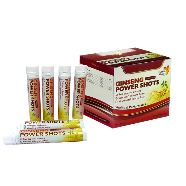 Swedish Nutra Ginseng Power Shots 25 Ml 20s – Dermame