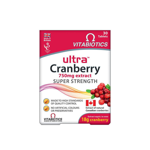 Ultra Cranberry 750Mg Tabs 30s – Dermame