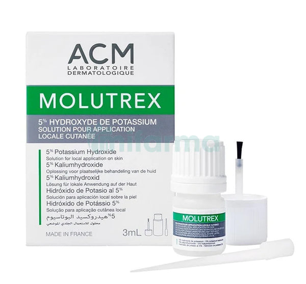 Molluscum Treatment Solution - Acm Molutrex 5% Solution 3Ml | Dermame.Com
