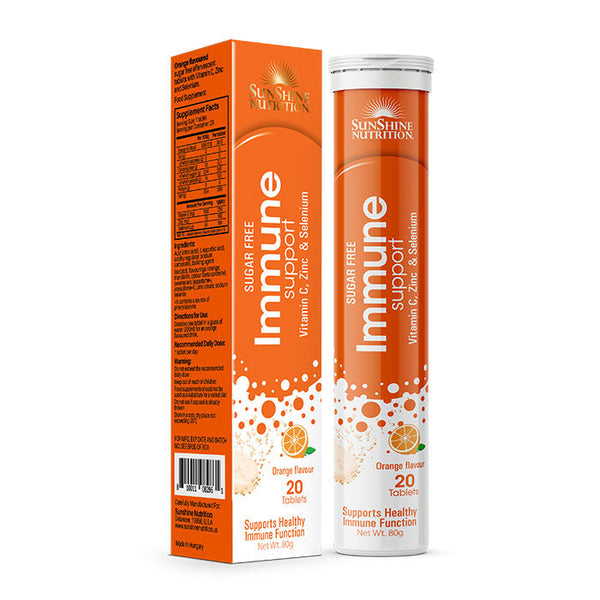 Immune Booster Tablets - Sunshine Immune Support Effervescent Orange ...