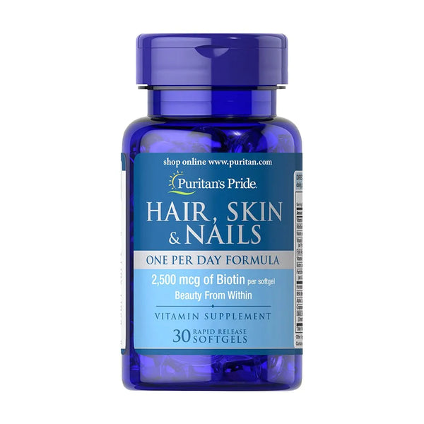 Puritans pride hair skin & nalls 30 caps – Dermame