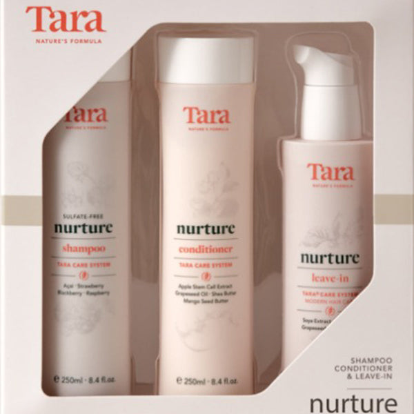 Tara Nurture Shampoo, Conditioner and Leave-in – Dermame