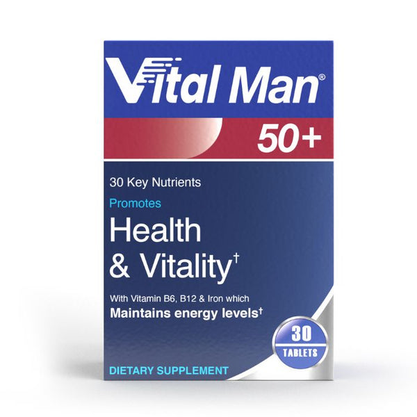 Vital Healthcare Vital Man 50+ Tab 30's – Dermame