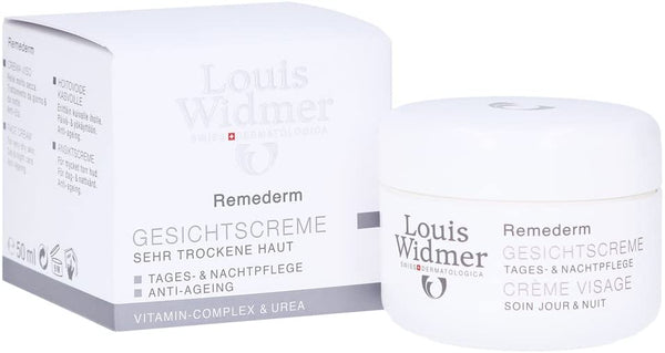 Moisturizing Cream - Louis Widmer Remederm Face Cream Np 50Ml - Dermame.Com