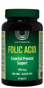Ultimate Folic Acid 400Mcg Tabs 90s – Dermame